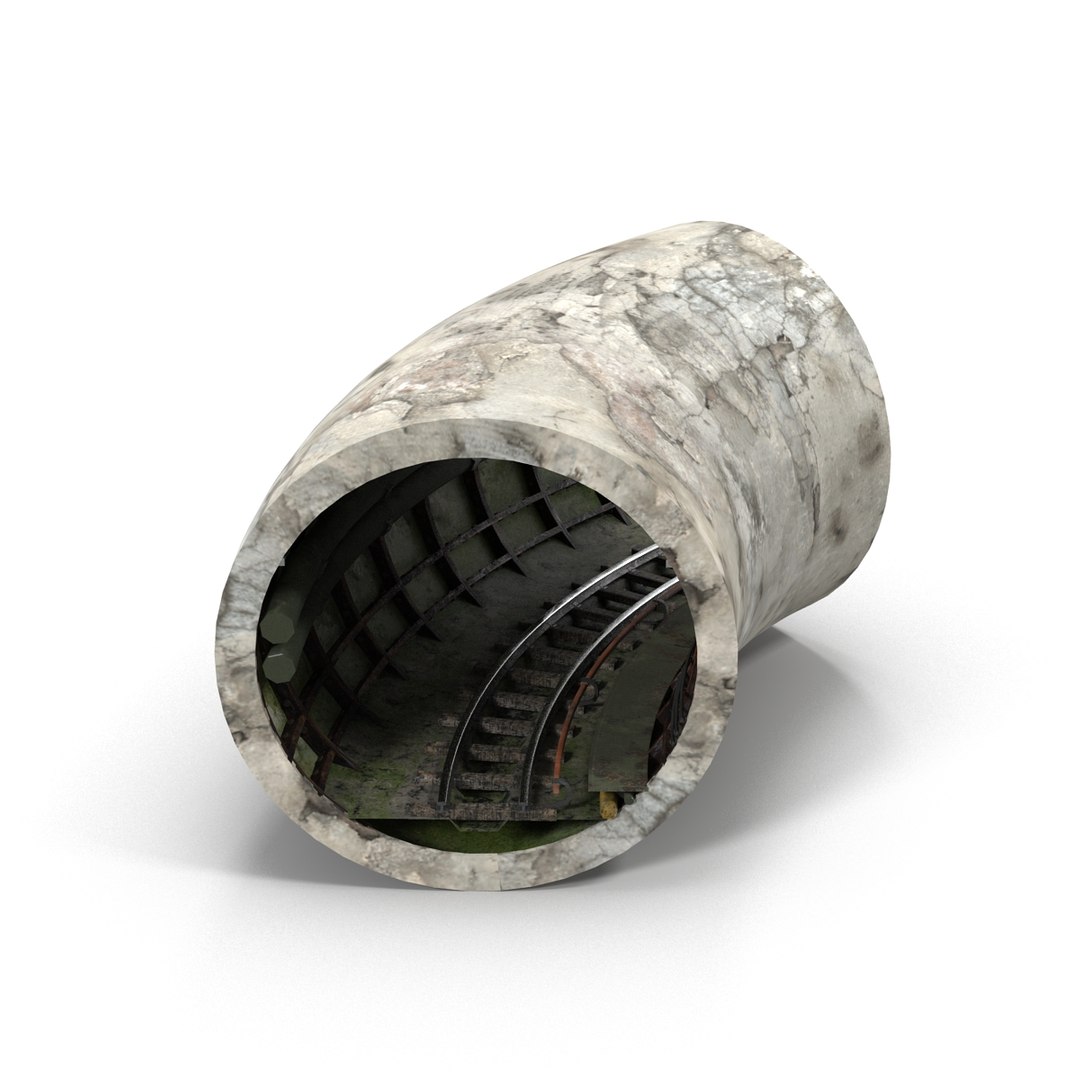 3D Model Subway Tunnel - TurboSquid 1236315