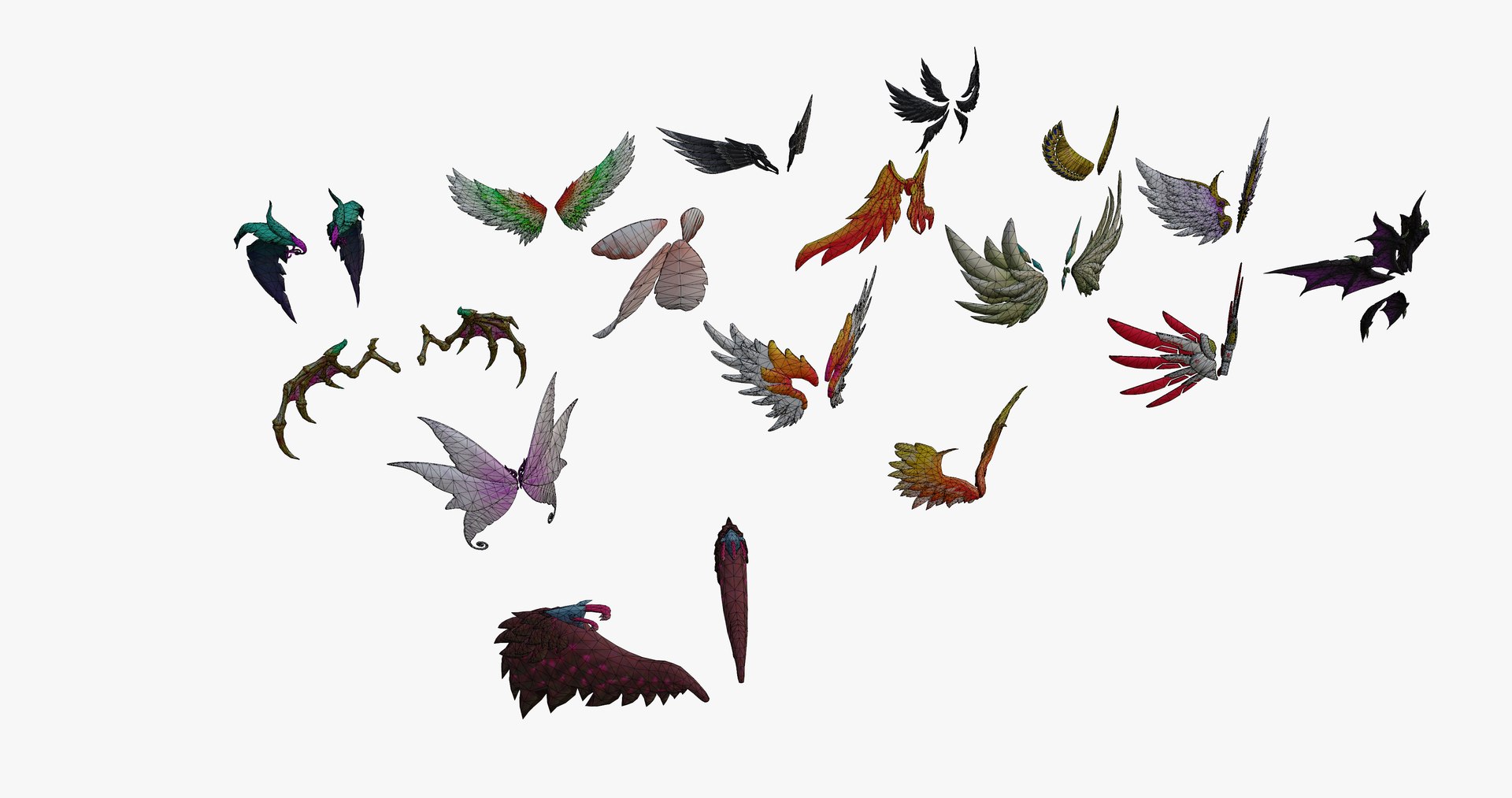 3D Model 3D Wing Models - Low Poly - TurboSquid 2167962