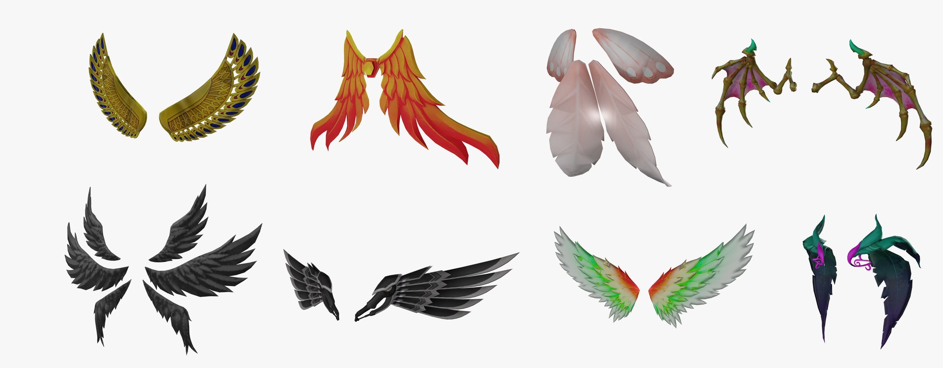 3D Model 3D Wing Models - Low Poly - TurboSquid 2167962