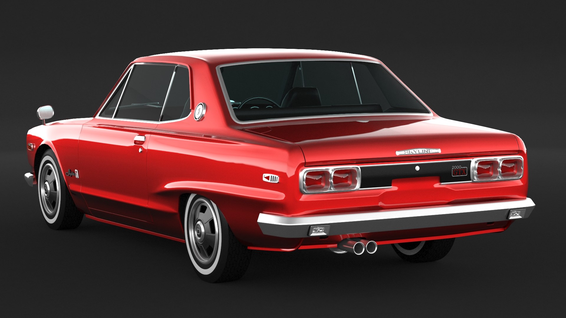3D model nissan skyline gt - TurboSquid 1386858