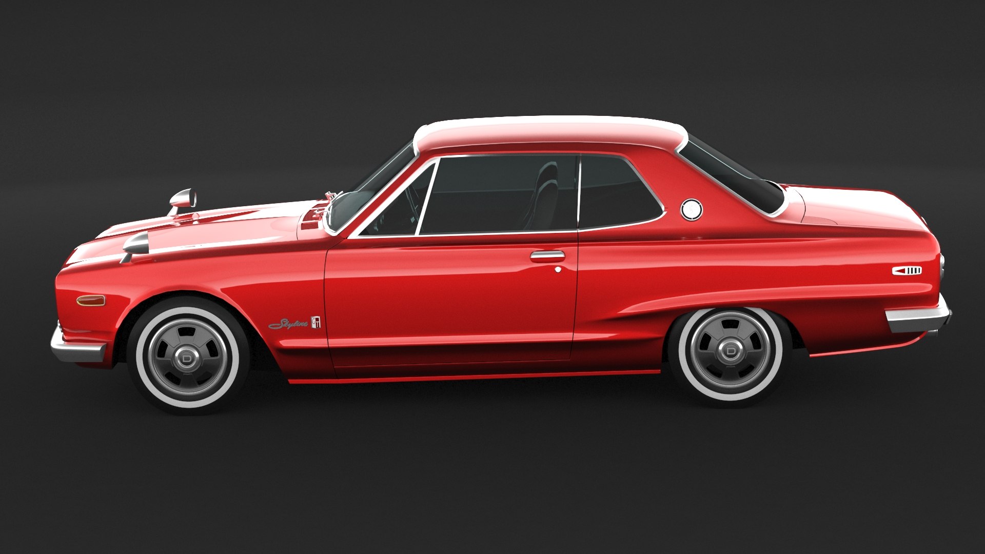 3D model nissan skyline gt - TurboSquid 1386858