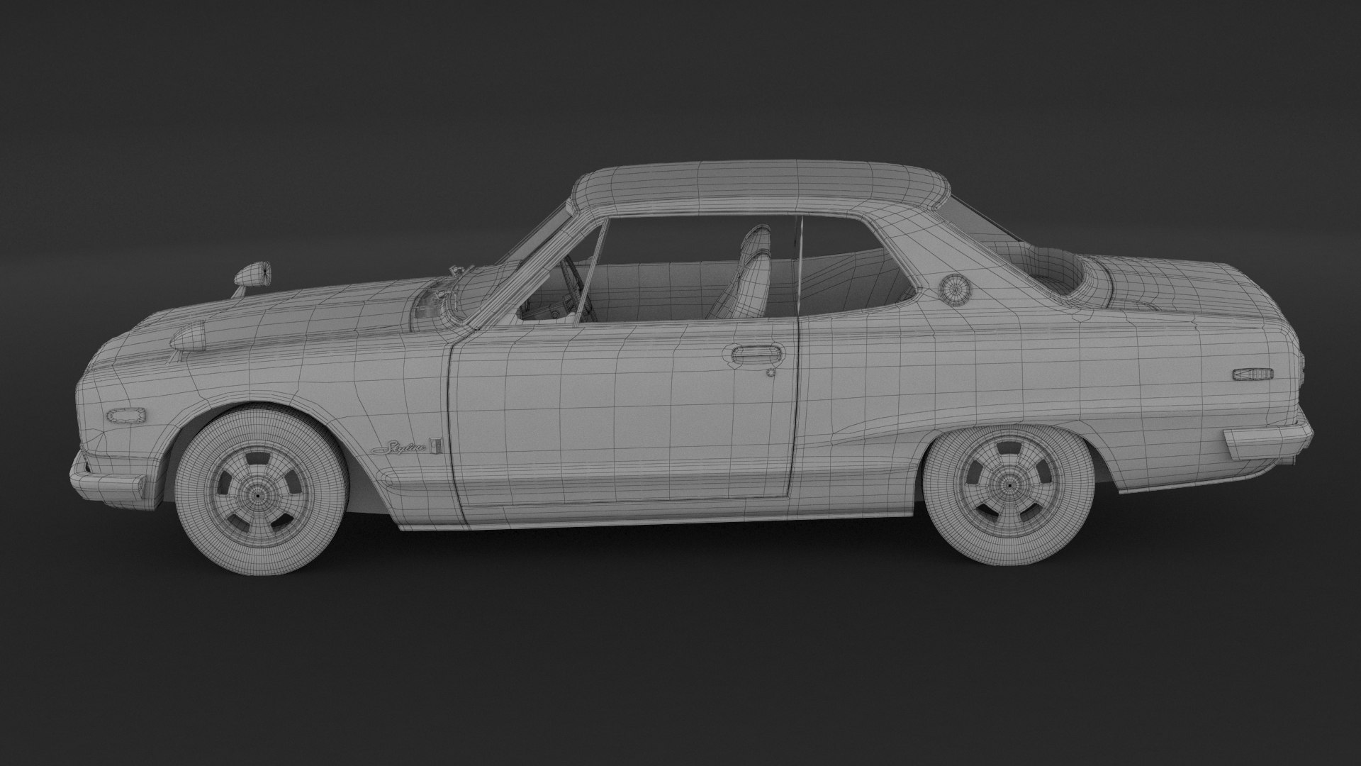3D model nissan skyline gt - TurboSquid 1386858
