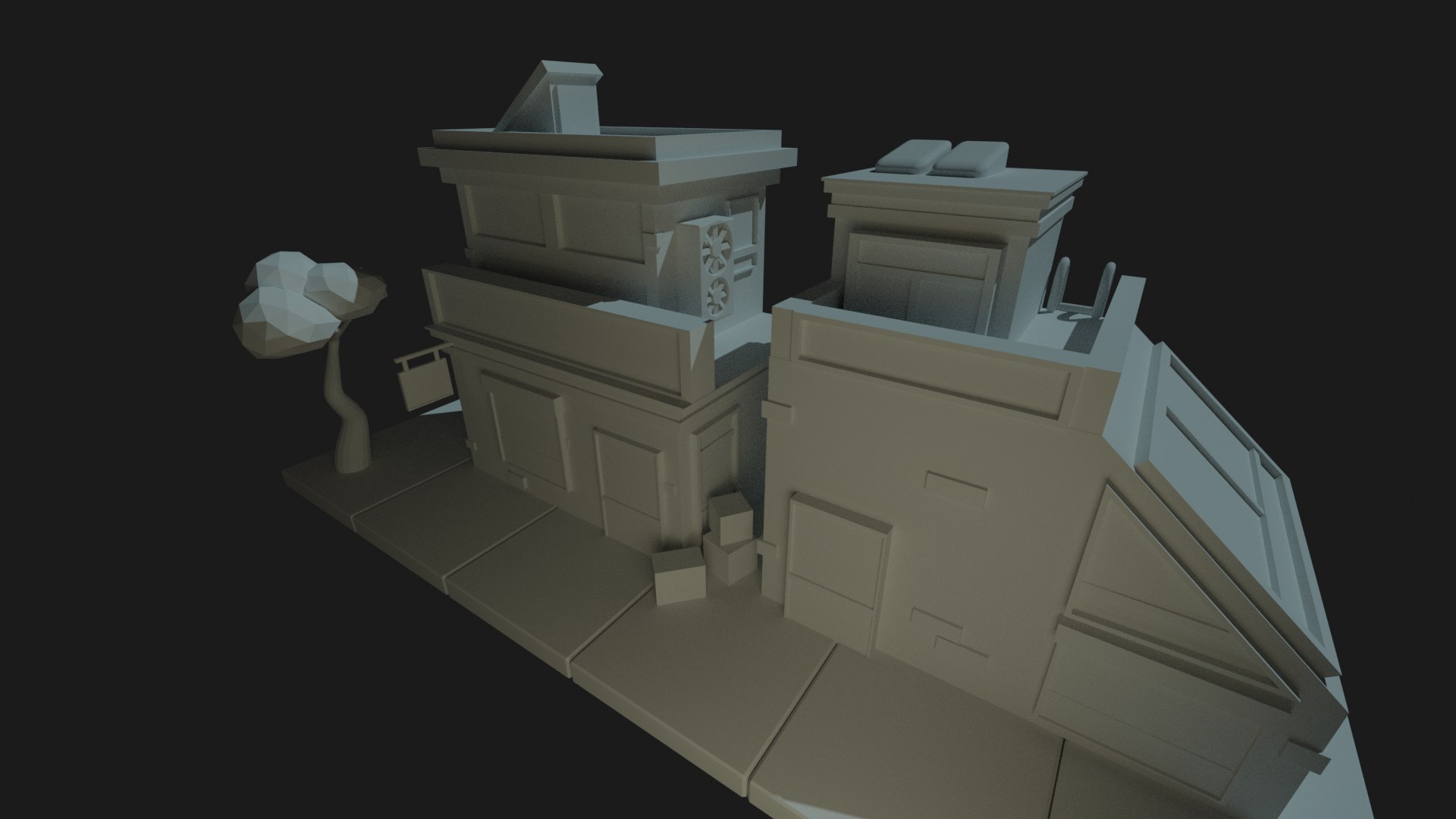 Simple House Model - TurboSquid 1728588
