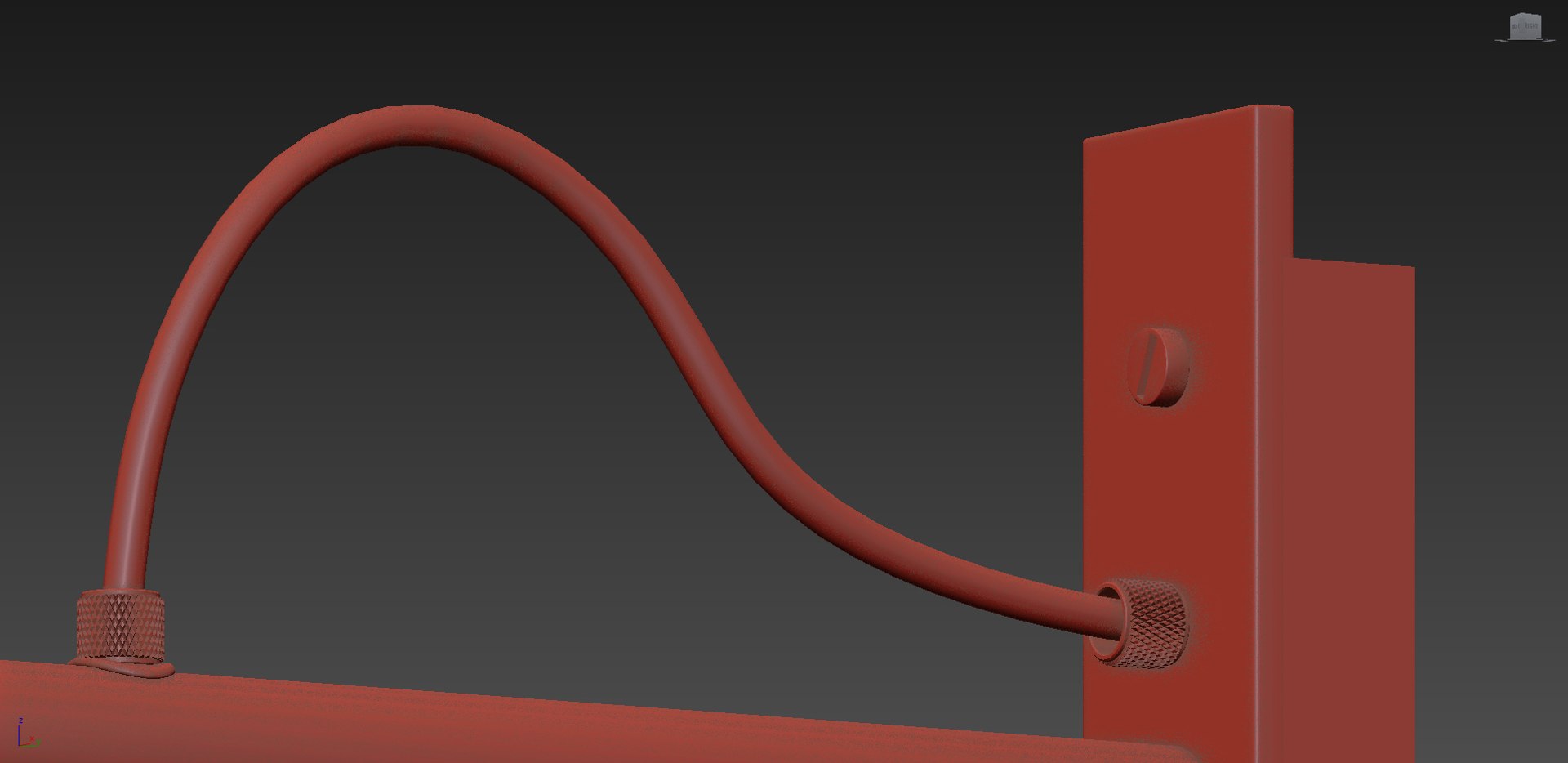 Wall Buster Punch Hooked 3D Model - TurboSquid 1578901