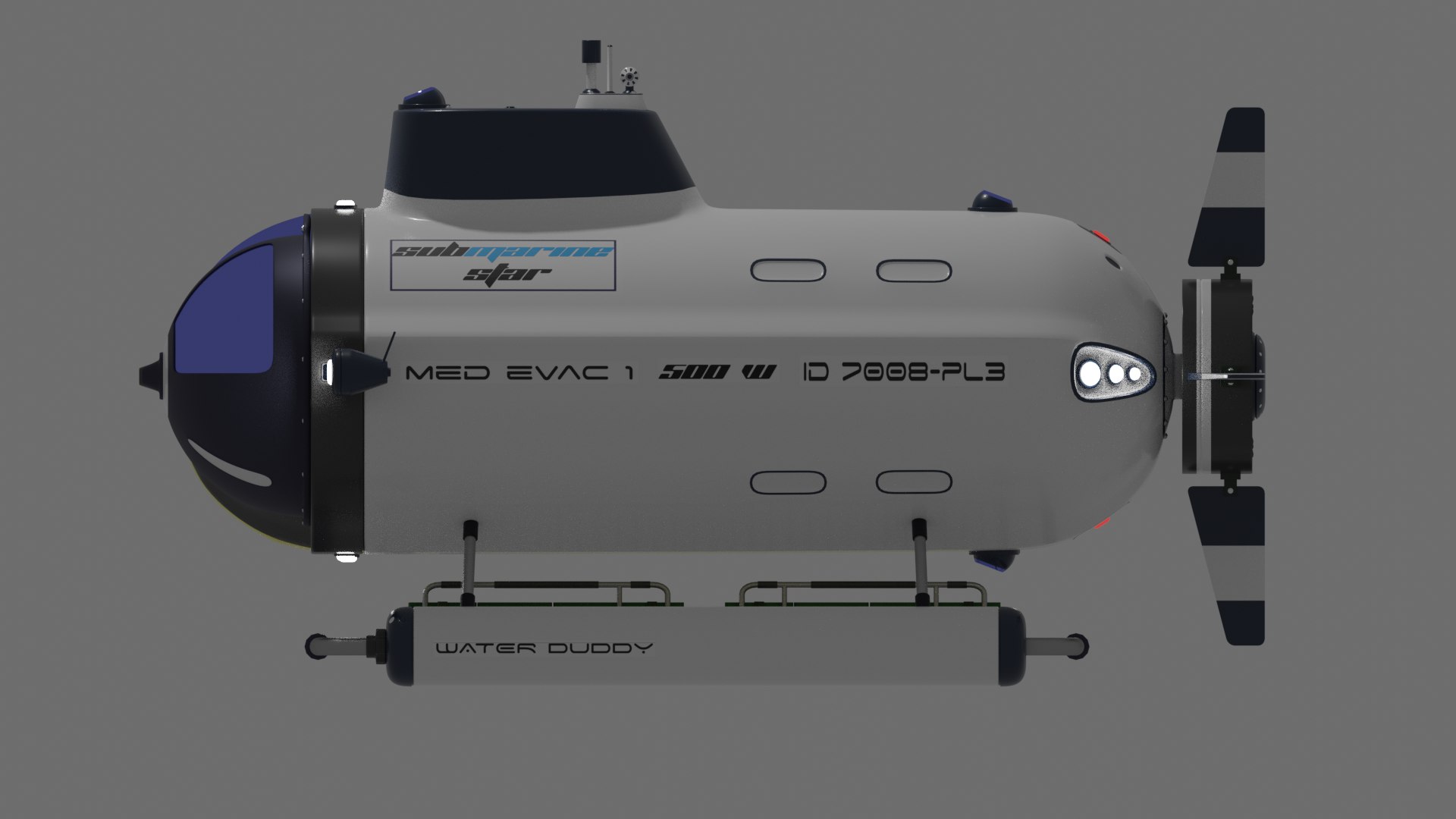 3D SUBMARINE - TurboSquid 1939177