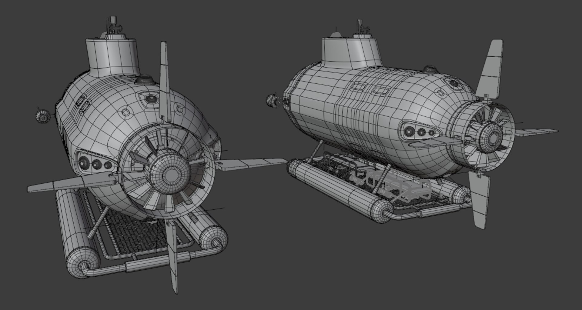3D SUBMARINE - TurboSquid 1939177