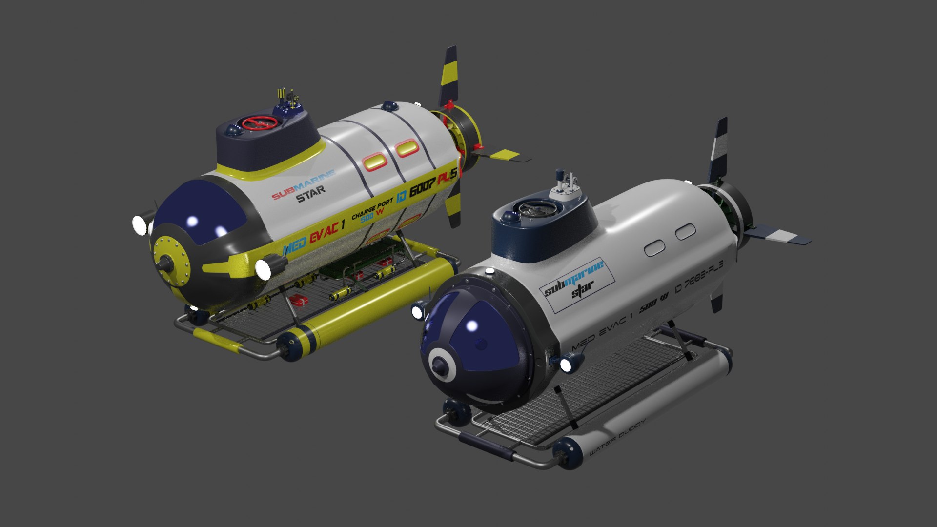 3D SUBMARINE - TurboSquid 1939177