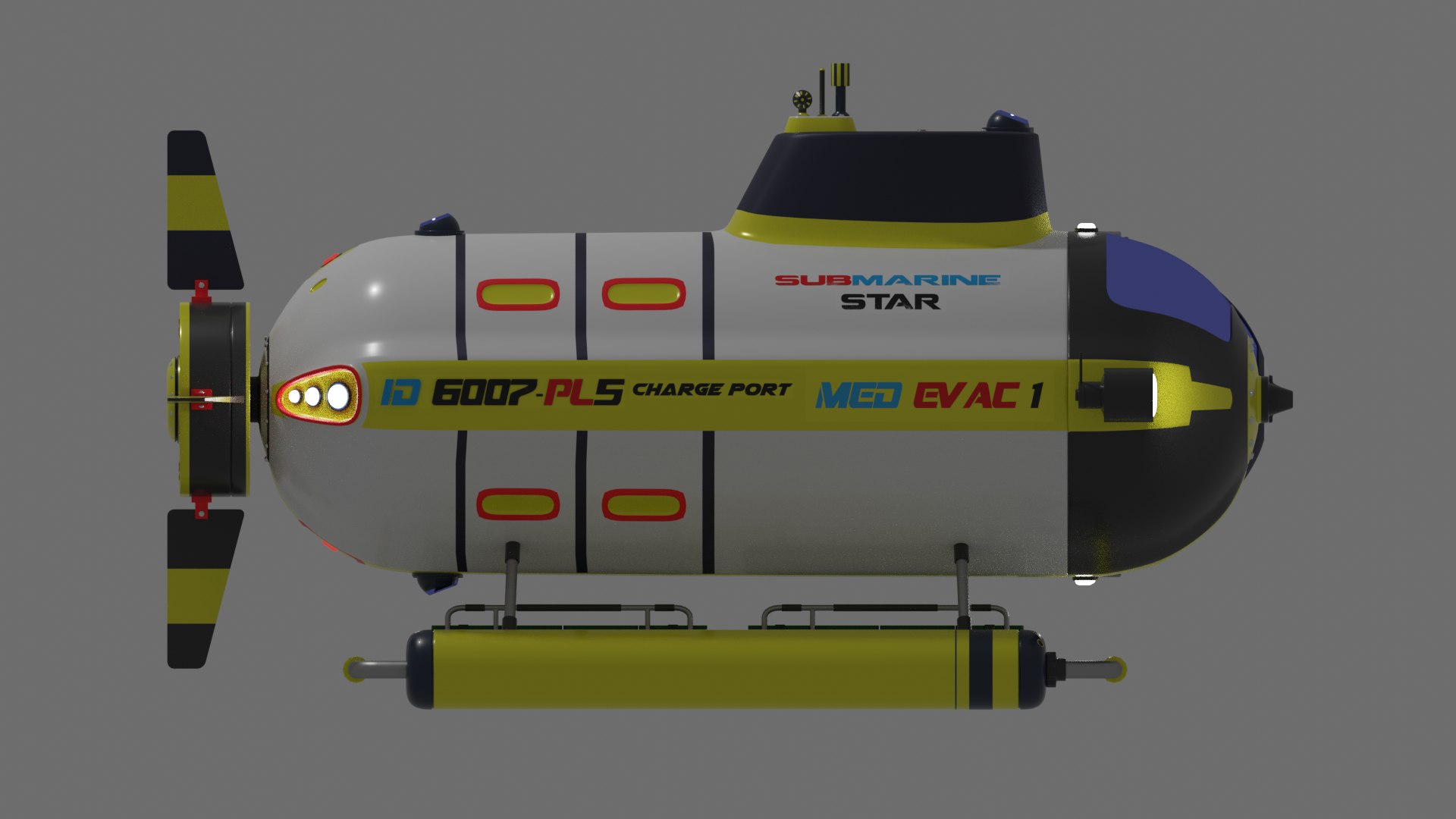 3D SUBMARINE - TurboSquid 1939177