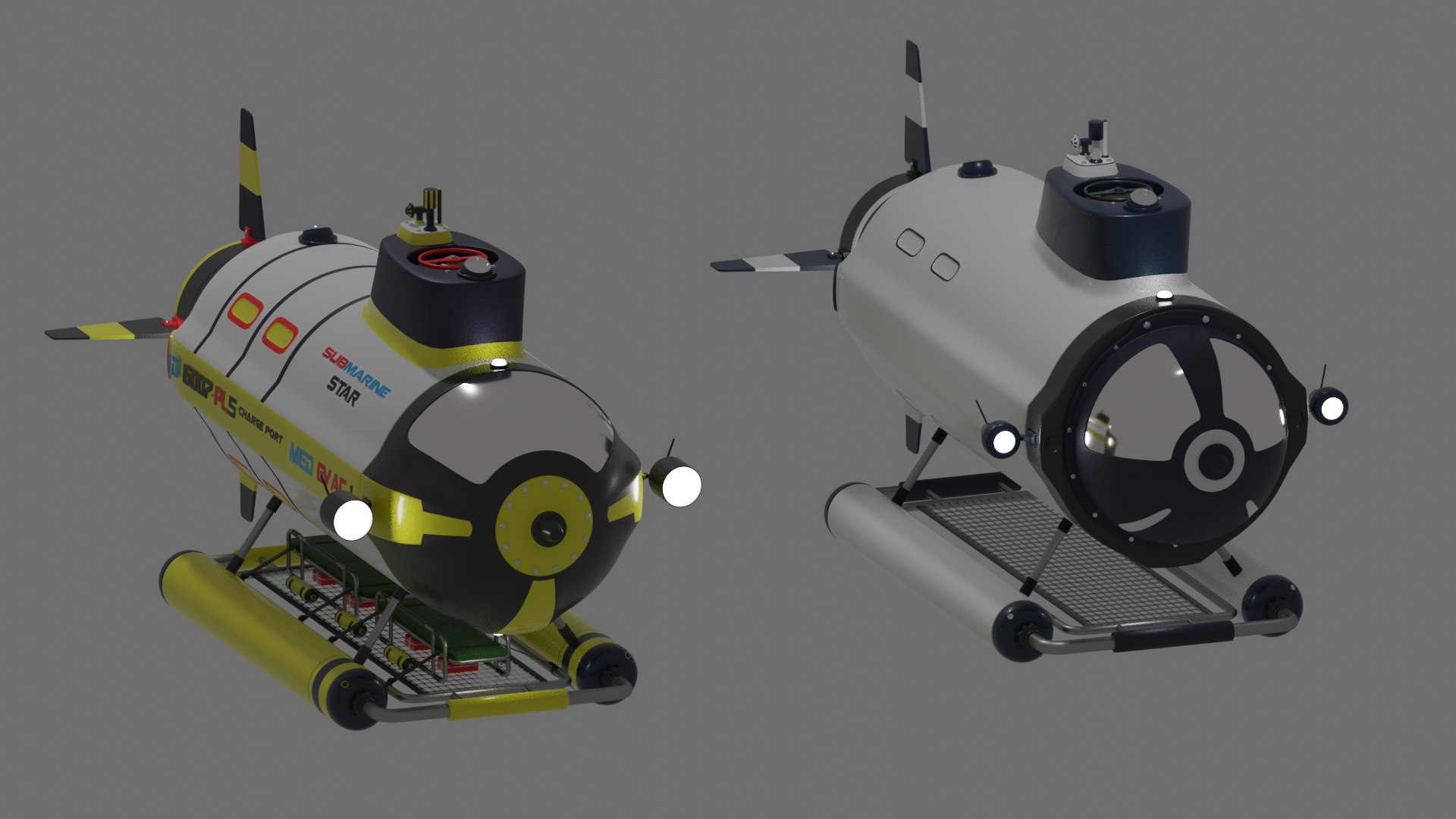 3D SUBMARINE - TurboSquid 1939177