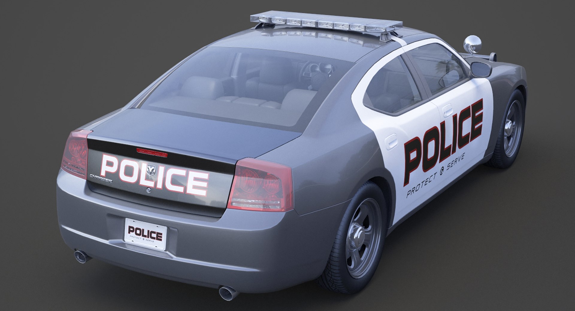 Police Car 001 3D Model - TurboSquid 2145896