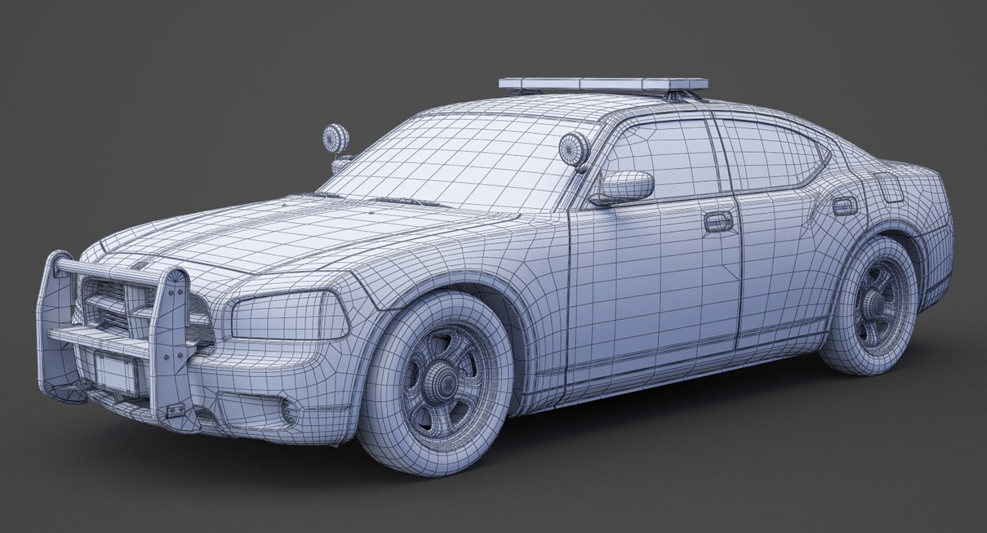 Police Car 001 3D model - TurboSquid 2145896