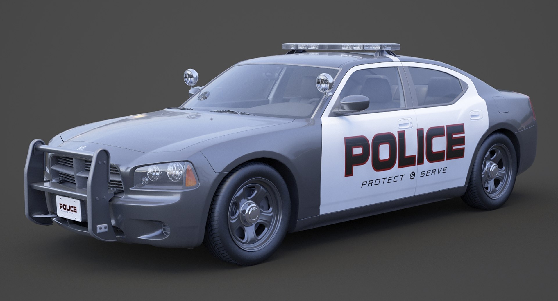 Police Car 001 3D Model - TurboSquid 2145896
