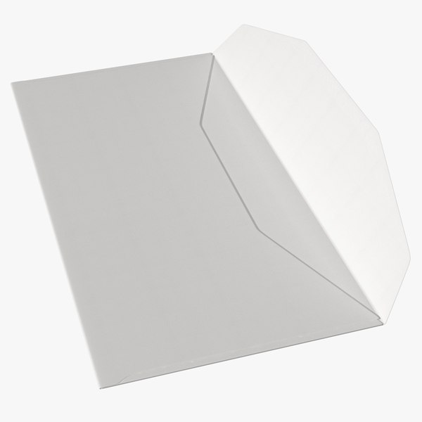 modelo 3d Sobre de papel trapecio blanco aparejado - TurboSquid 2211516