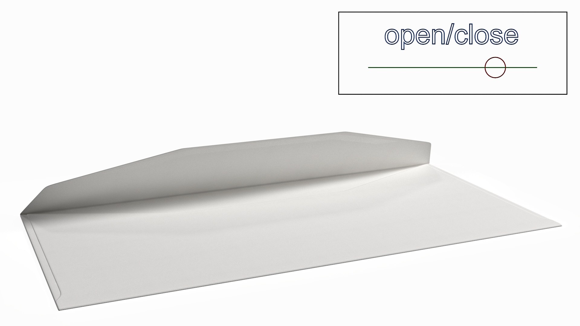 Paper Trapezium Envelope White Rigged 3D Model - TurboSquid 2211516