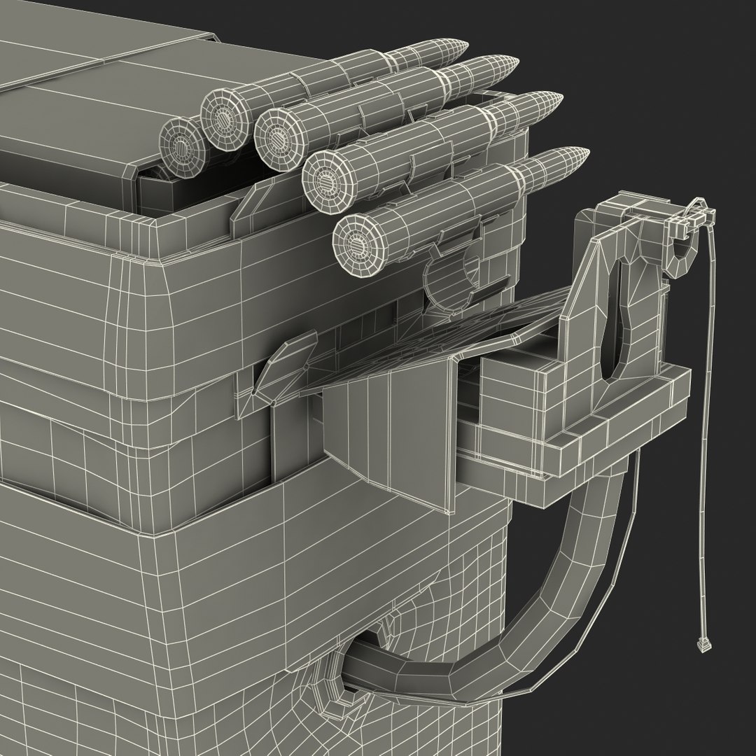 Ammo Box Machine Gun 3d Model