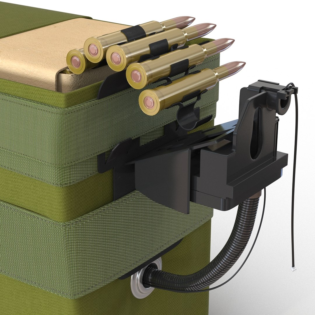 Ammo Box Machine Gun 3d Model