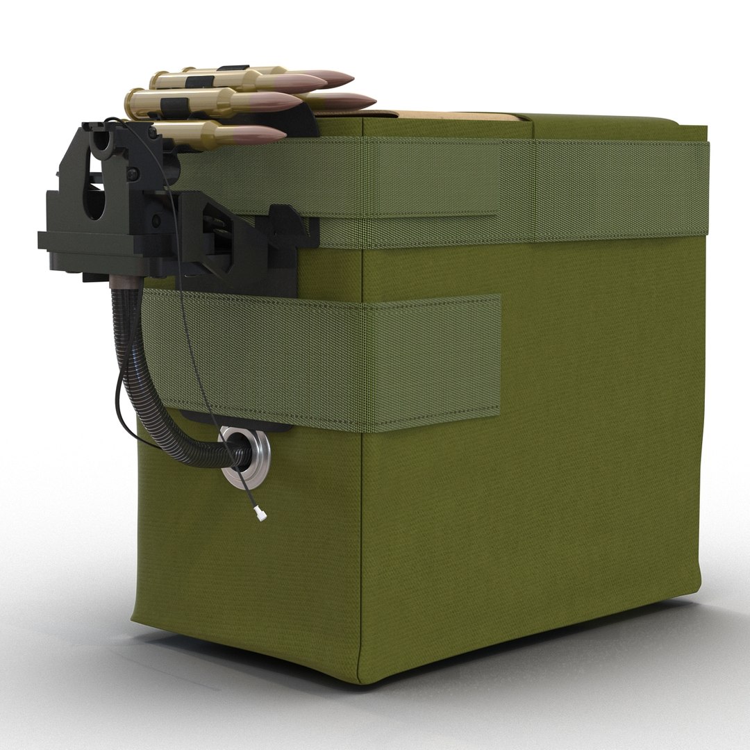 Ammo Box Machine Gun 3d Model