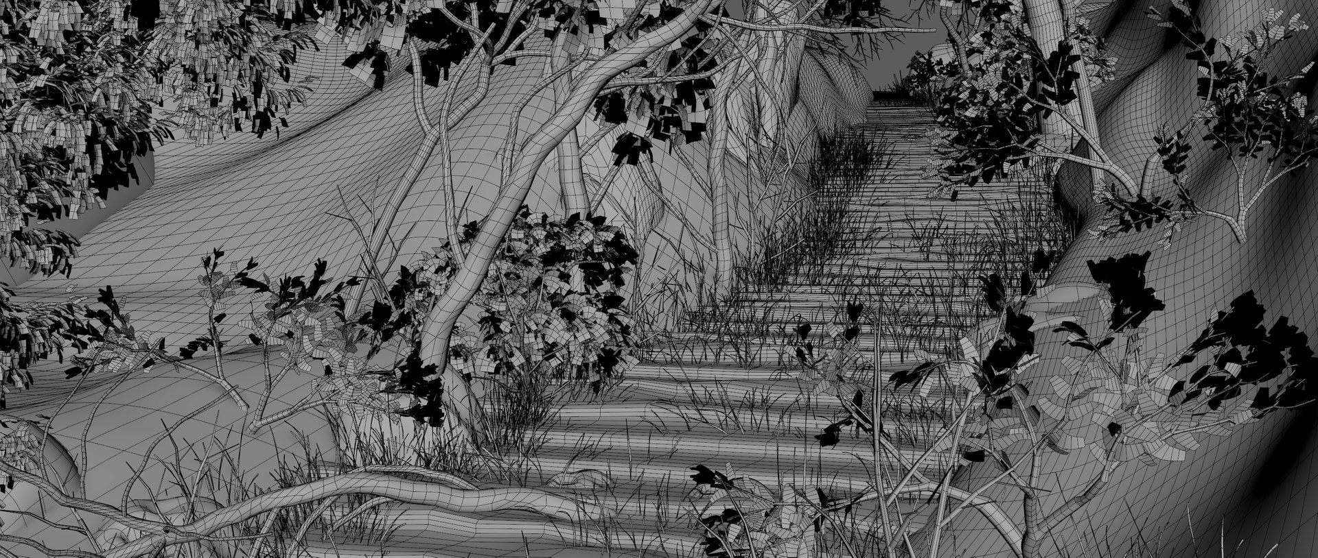 Path Forest Scale 3D - TurboSquid 1465904
