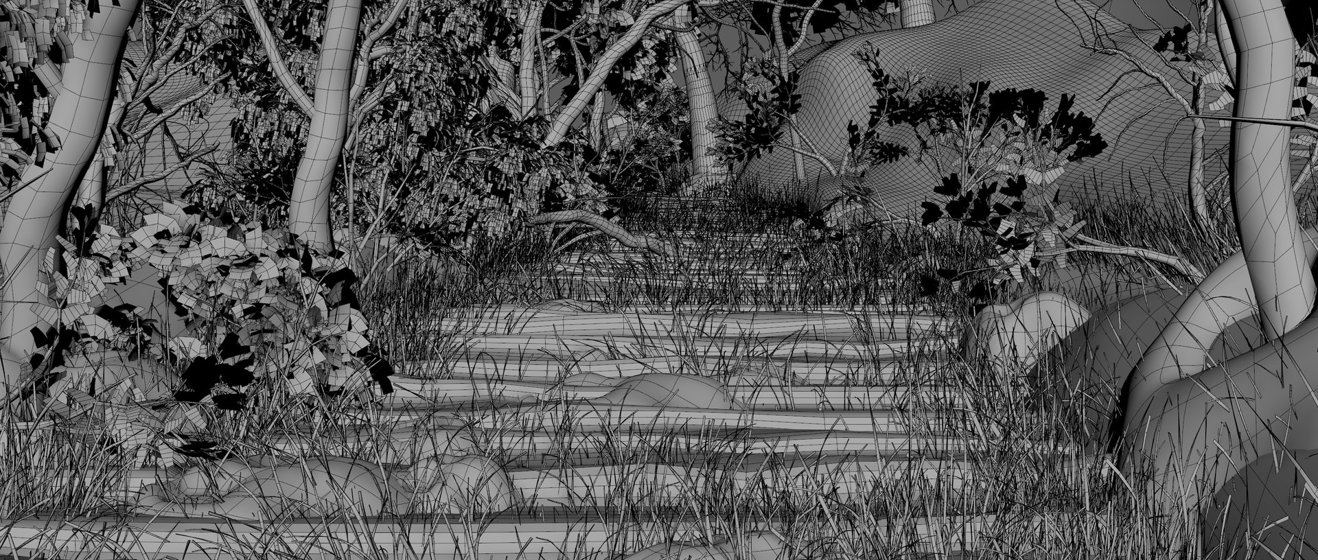 Path Forest Scale 3D - TurboSquid 1465904