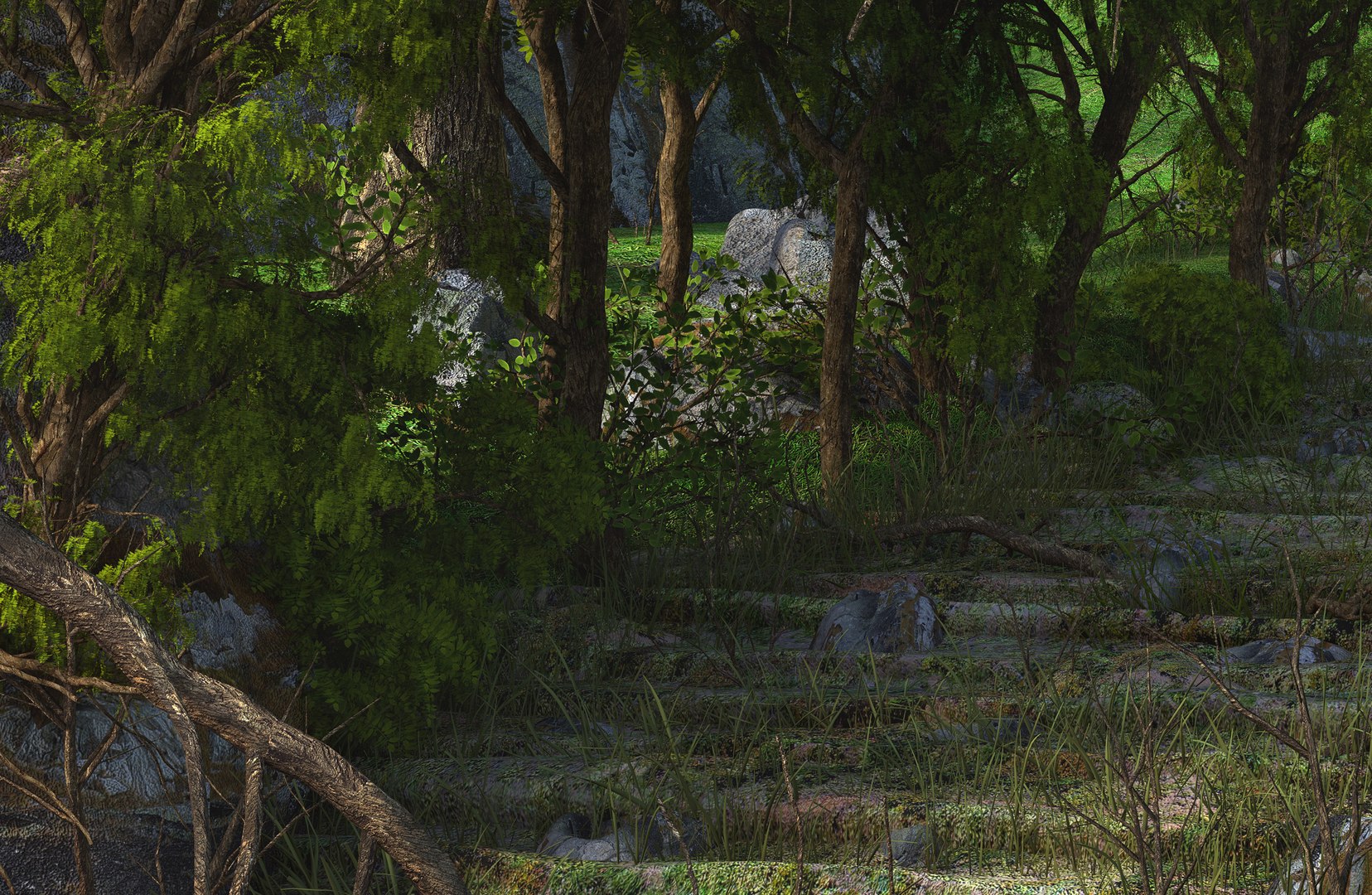 Path Forest Scale 3D - TurboSquid 1465904