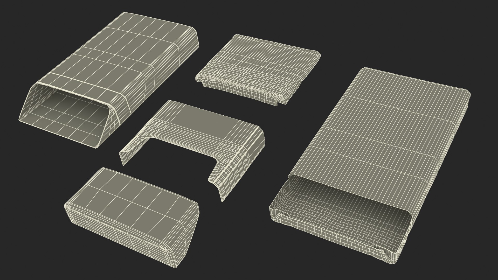 Pack Of Cigarettes Davidoff White Super Slim 3D Model - TurboSquid 2281777