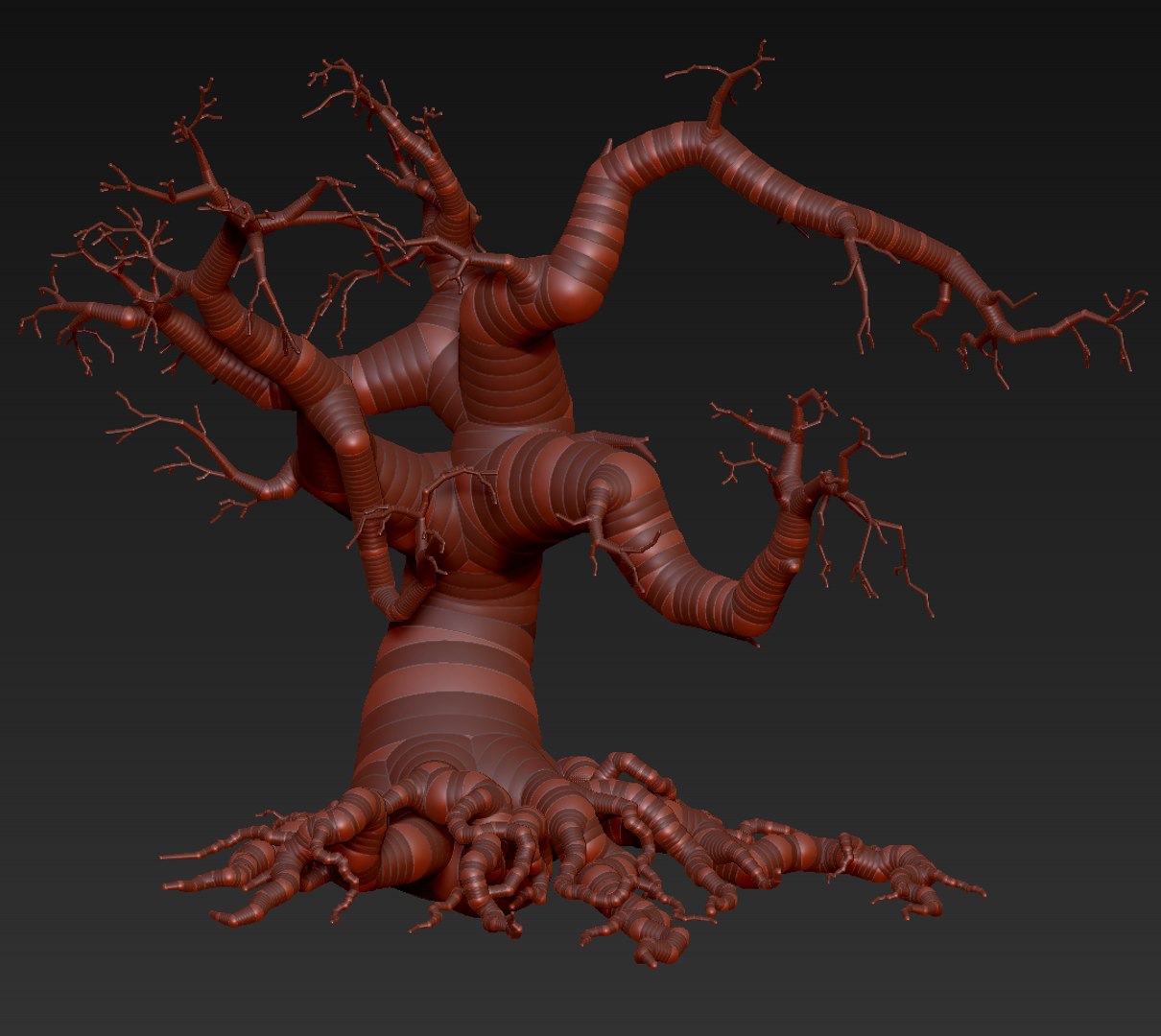 Scary Tree 3D Model - TurboSquid 1261699