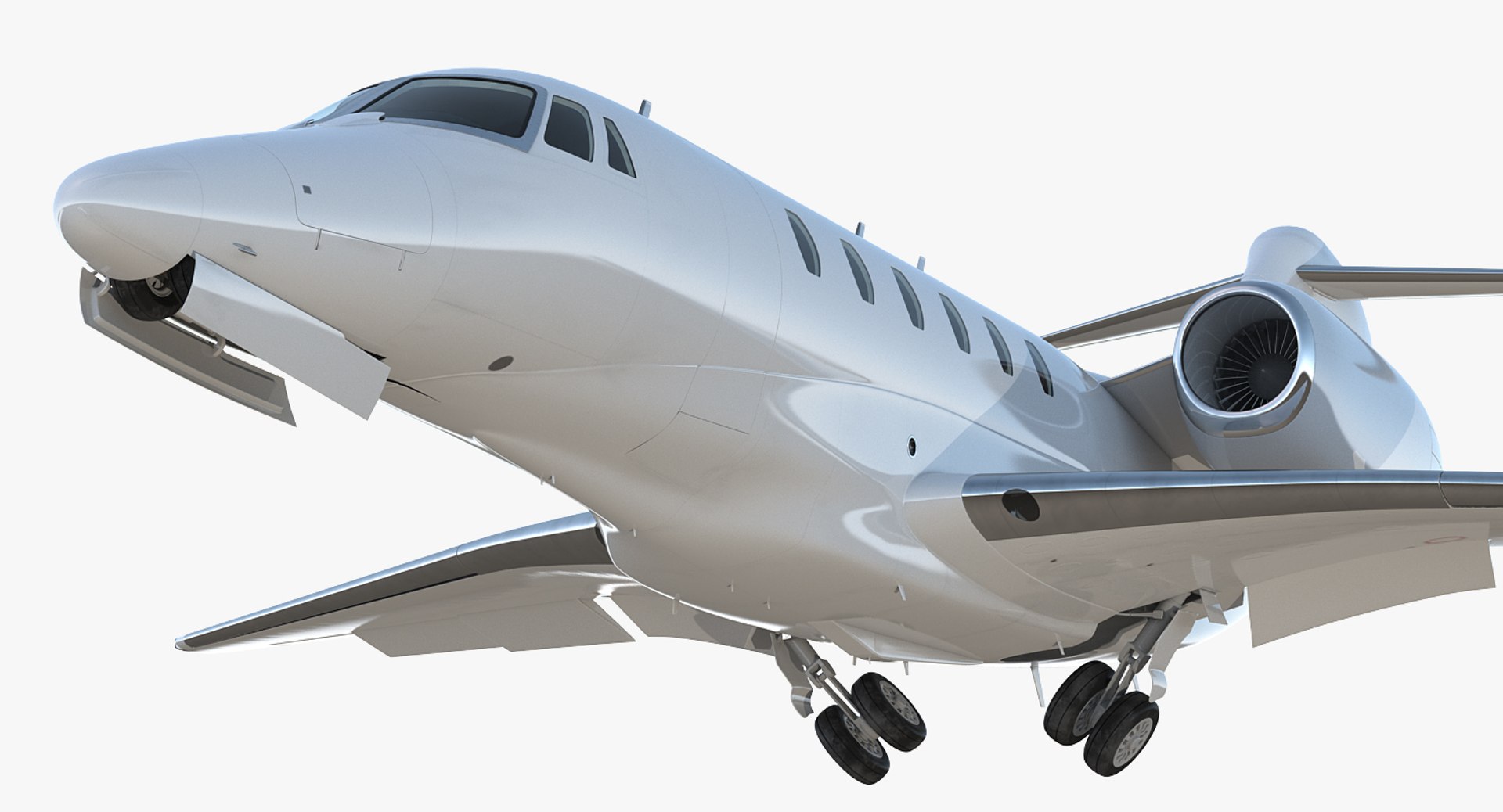 3D medium sized business jet model - TurboSquid 1260652