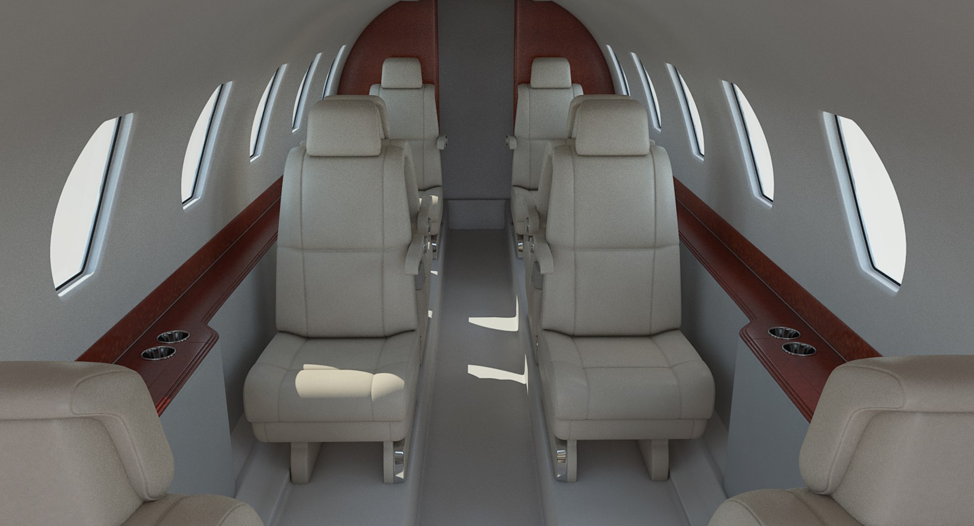 3D medium sized business jet model - TurboSquid 1260652