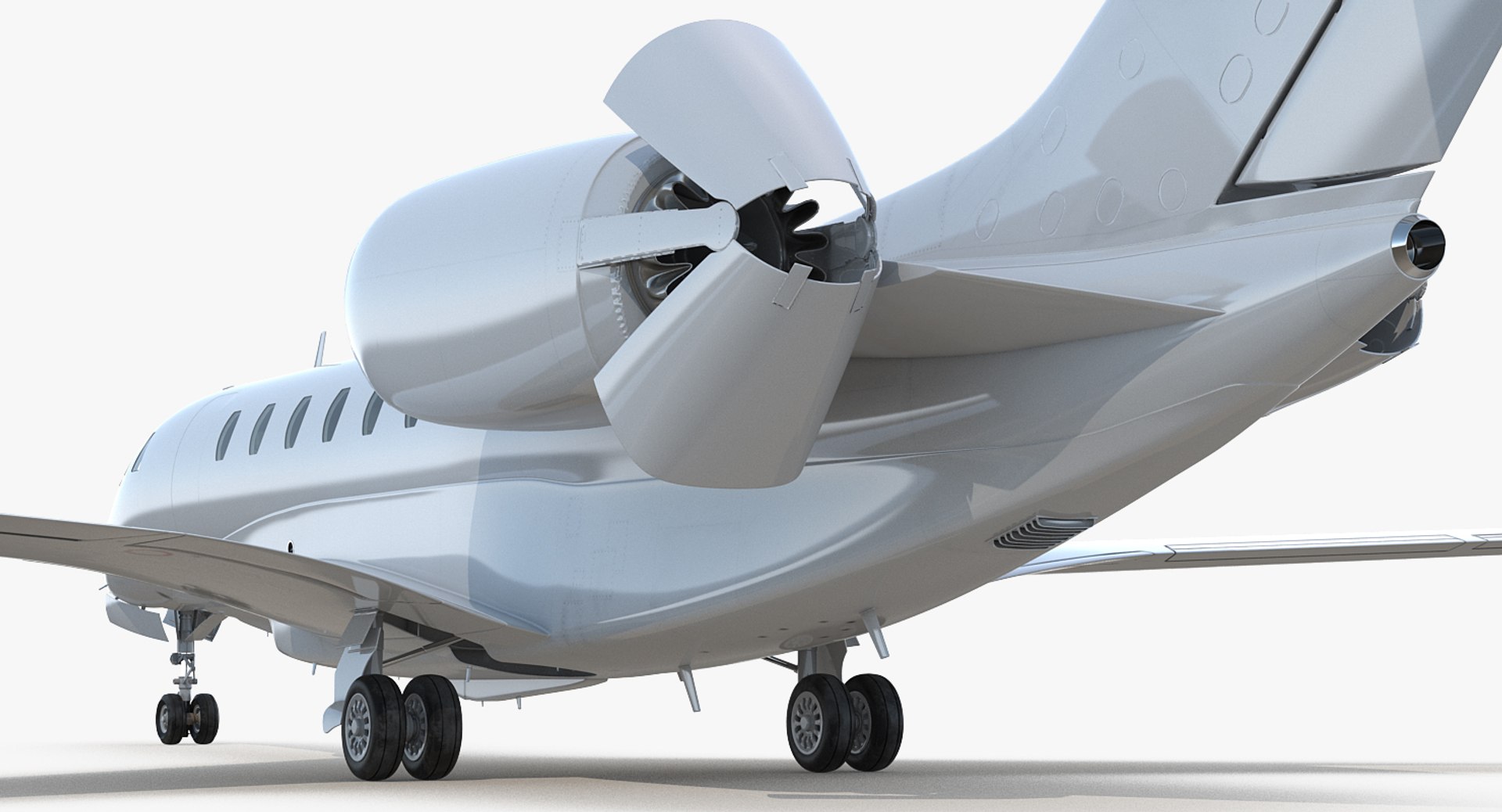 3D medium sized business jet model - TurboSquid 1260652