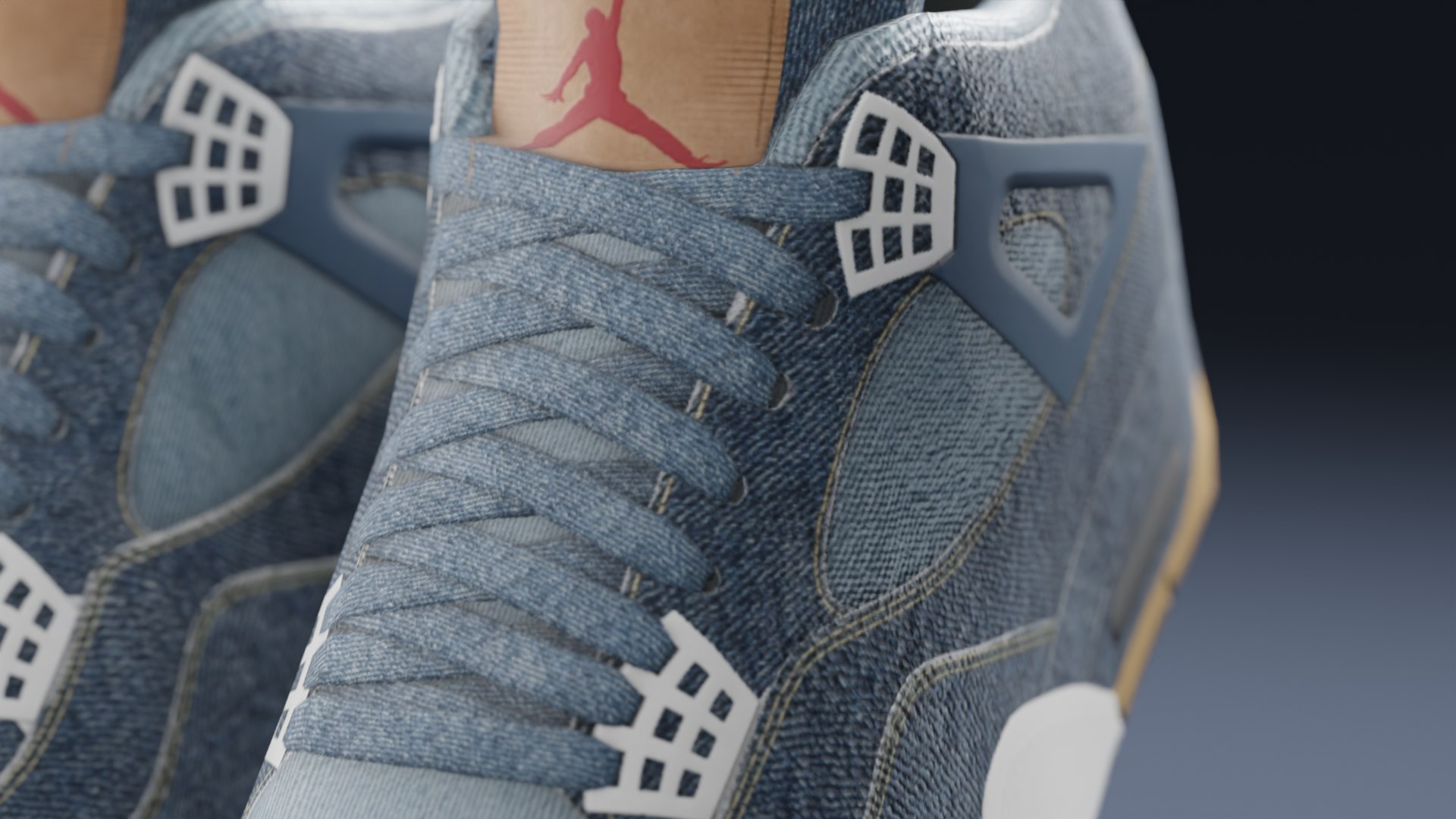 3D Air Jordan 4 Lowpoly - 10 Model - TurboSquid 2194629