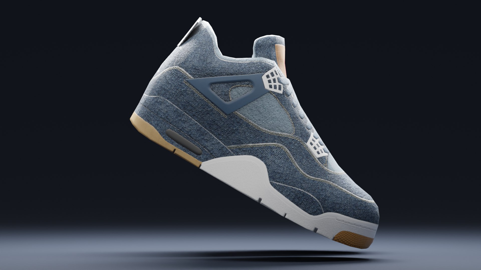3D Air Jordan 4 Lowpoly - 10 Model - TurboSquid 2194629