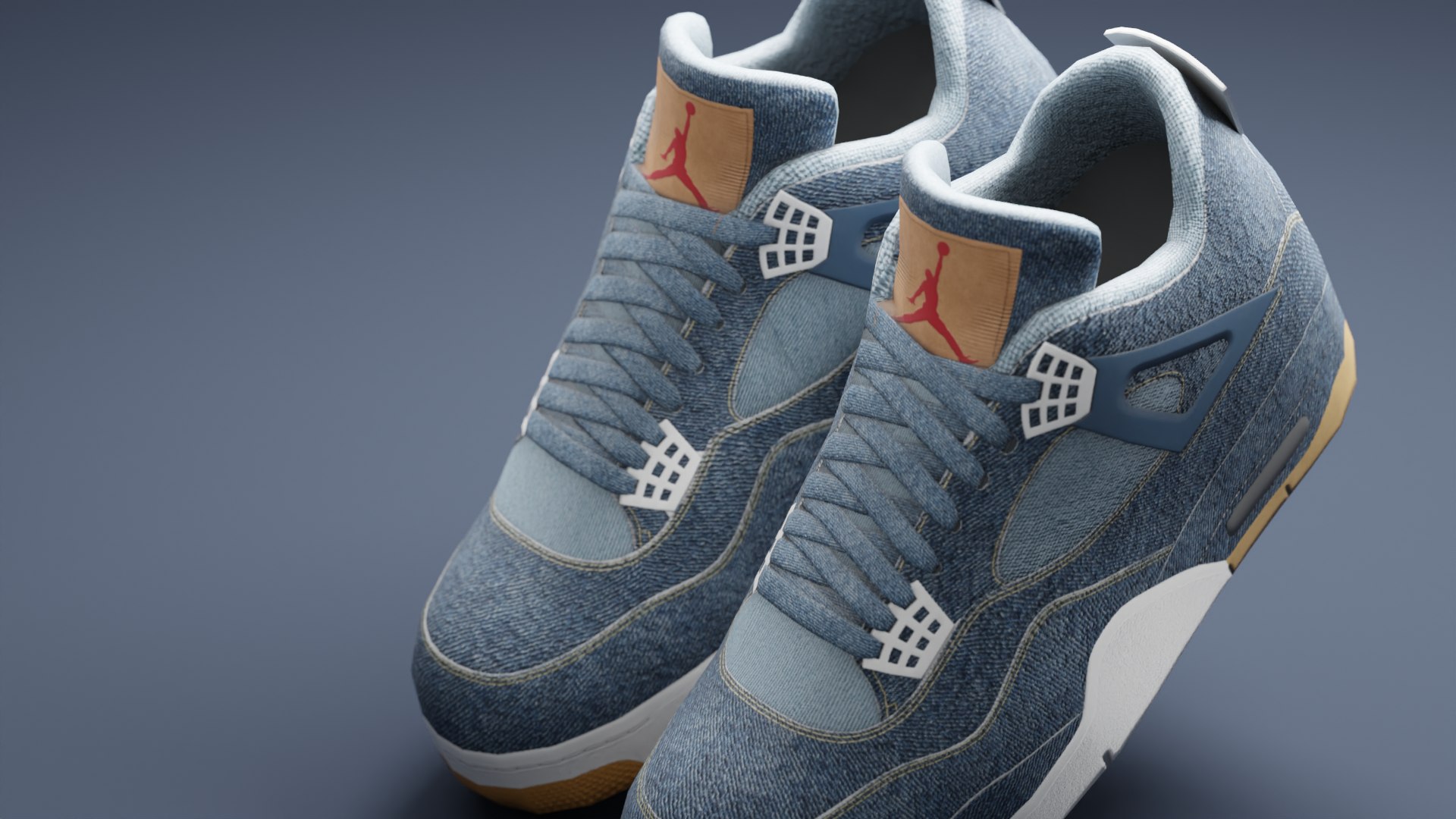 3D Air Jordan 4 Lowpoly - 10 Model - TurboSquid 2194629