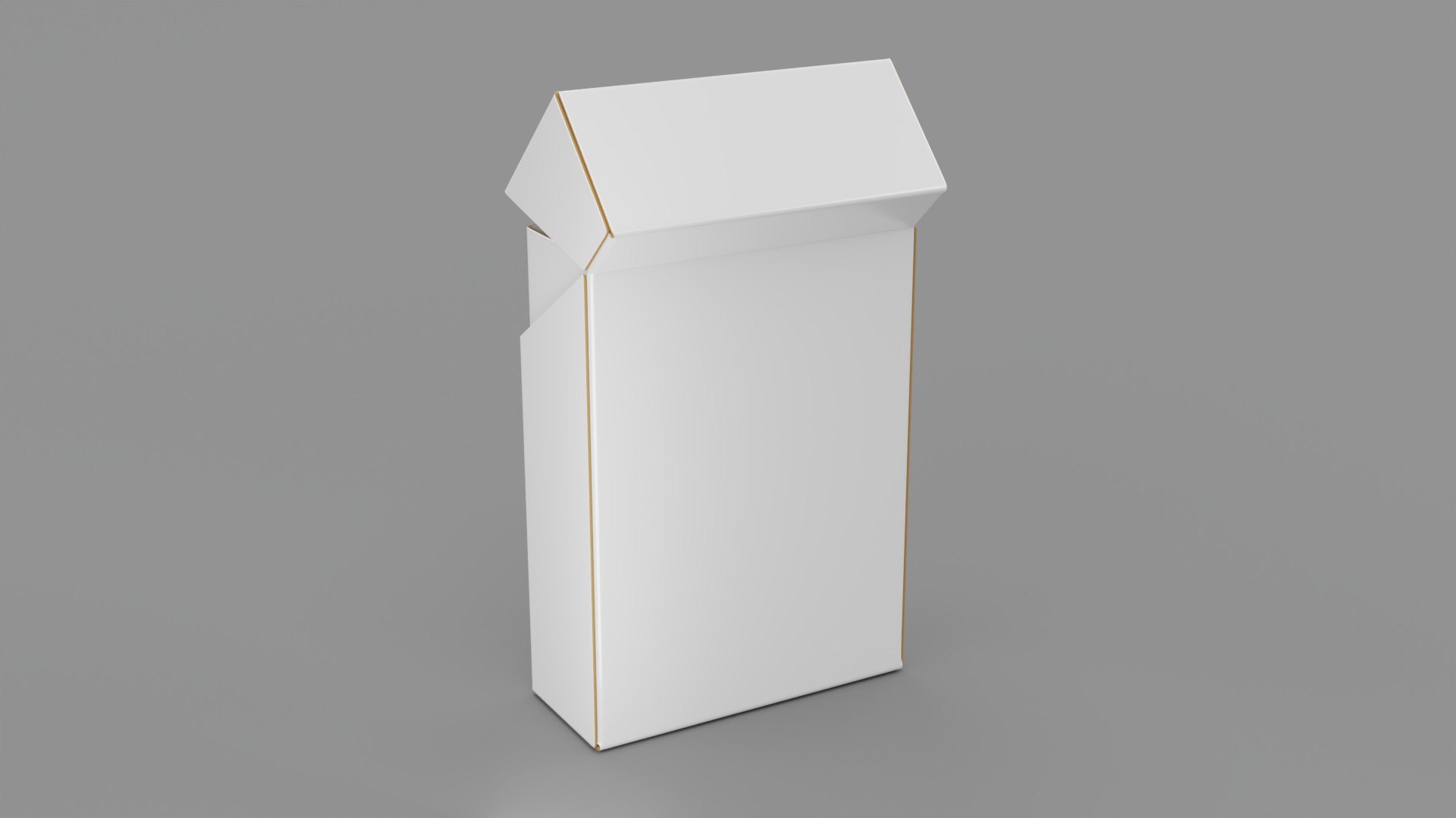 3D Empty Packages Cigarette Box 3D Model - TurboSquid 2036787