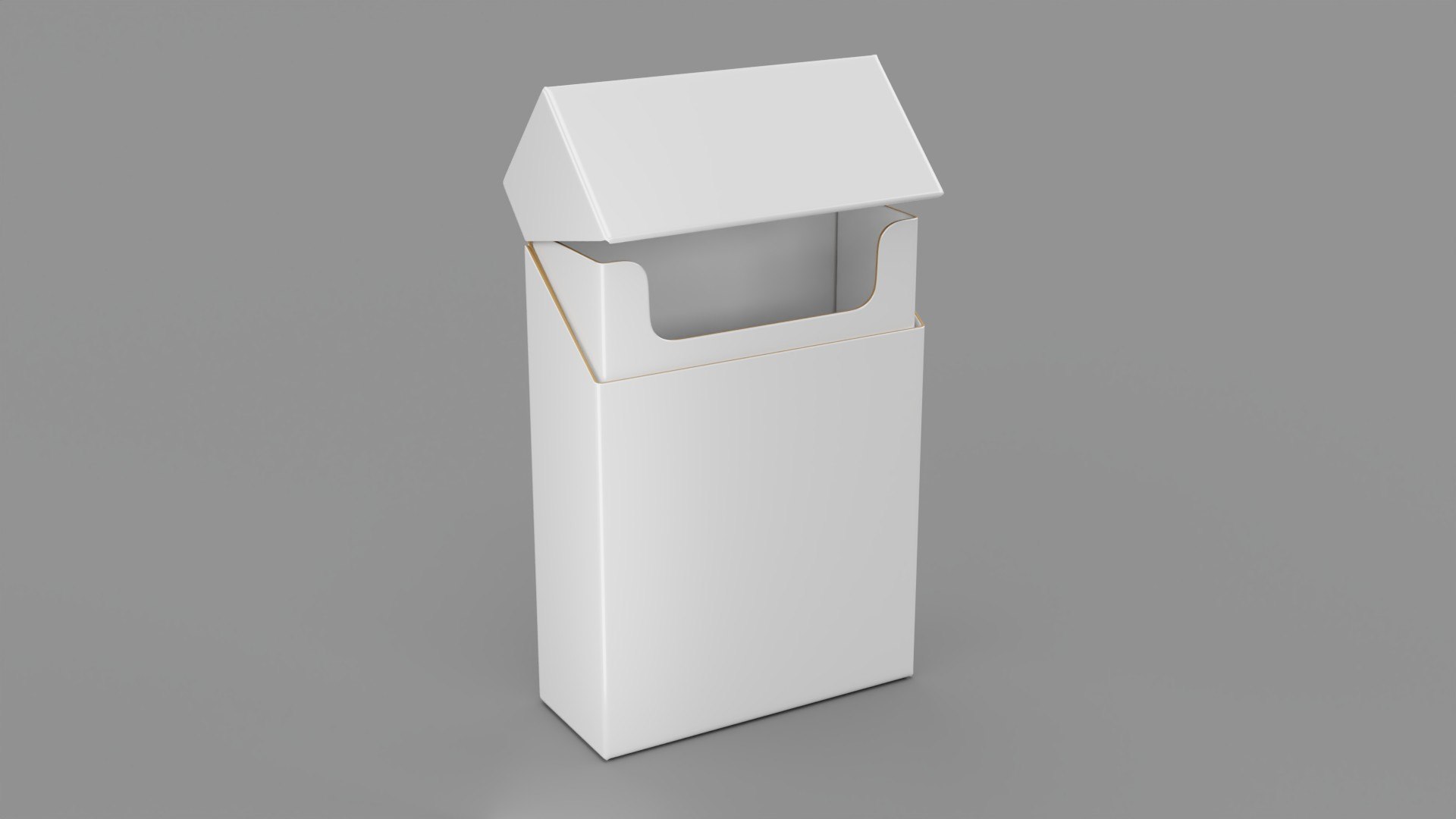 3D Empty packages cigarette box 3D model - TurboSquid 2036787