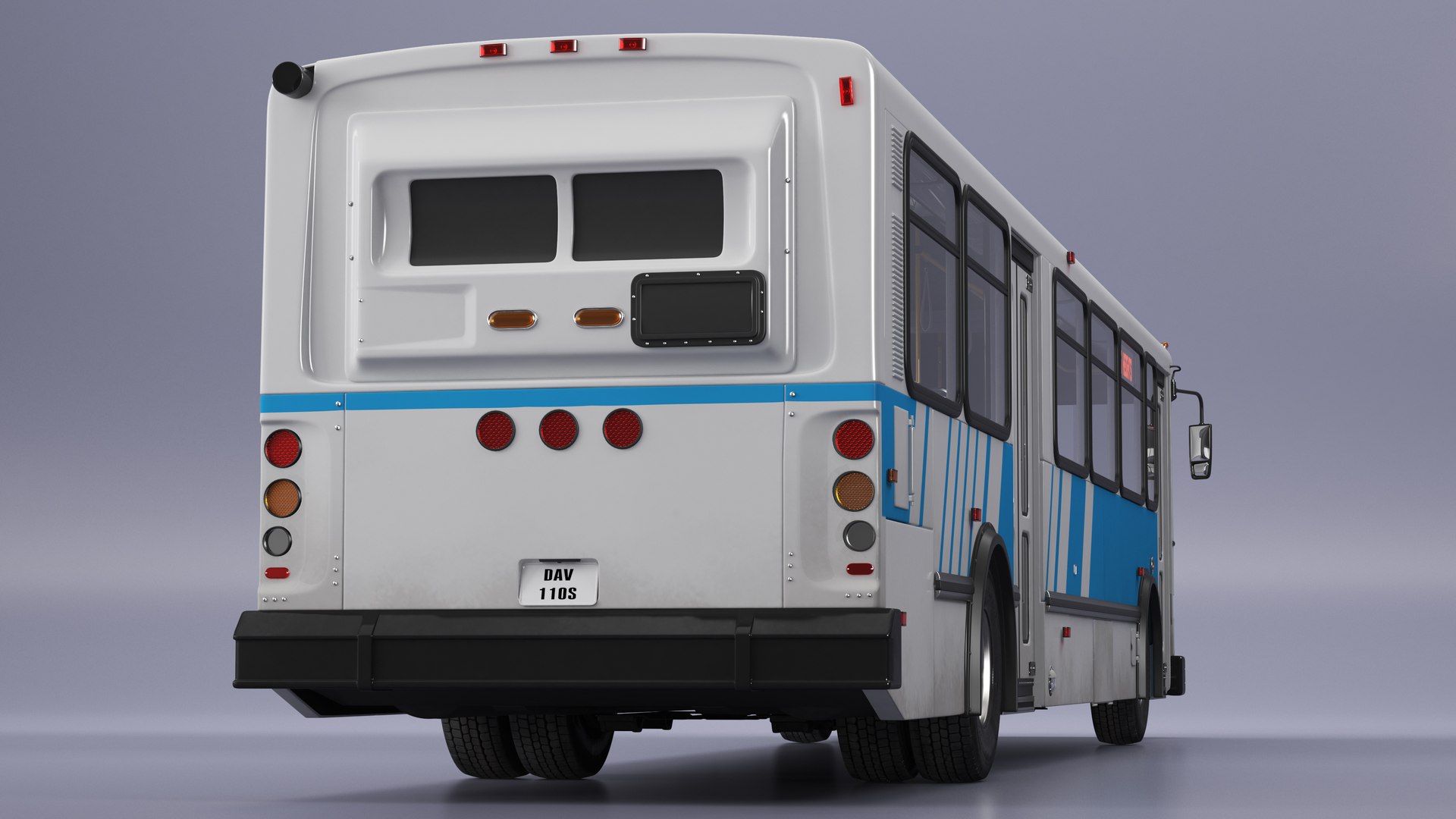 3d Orion V Transit Bus Interior