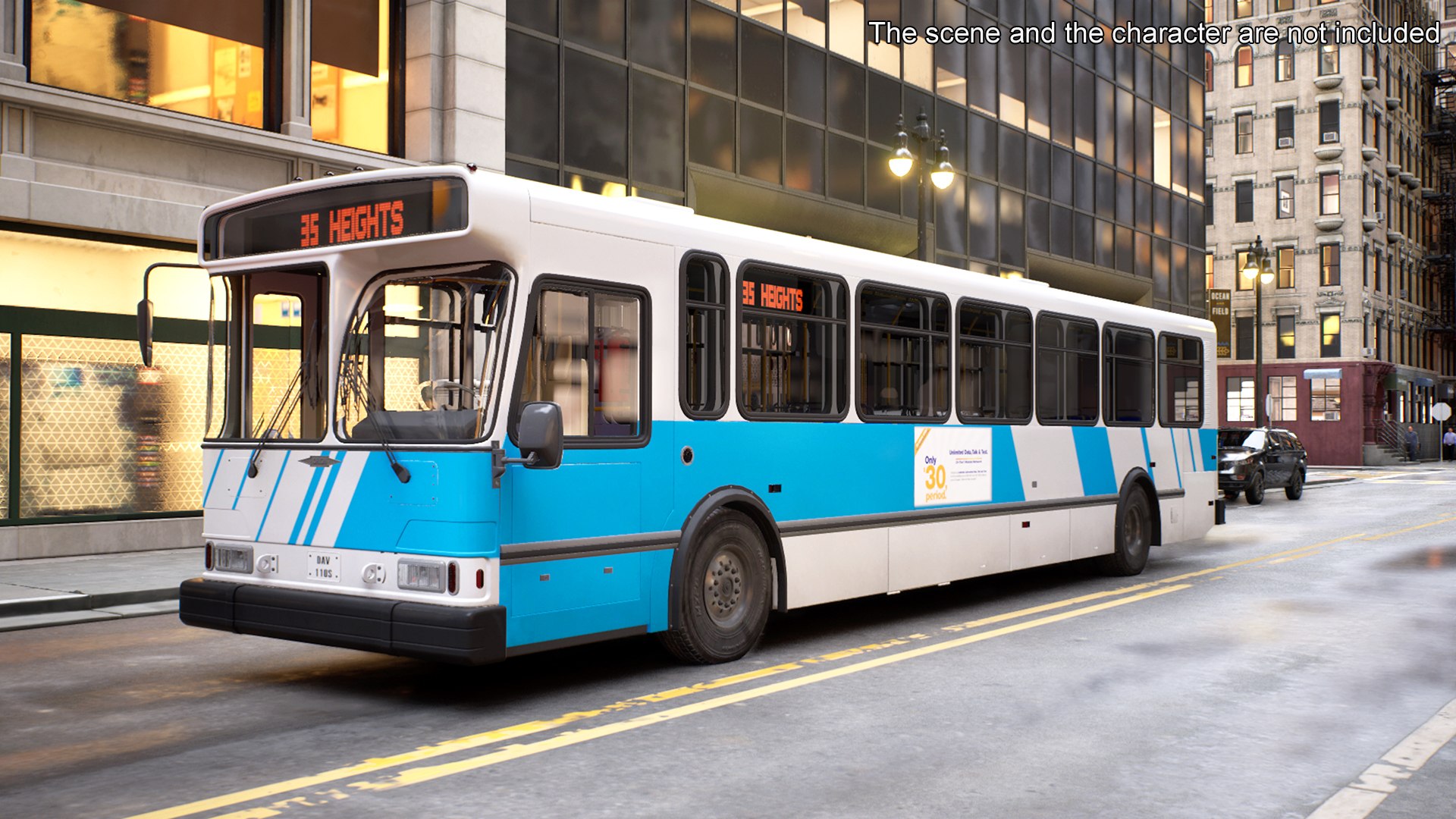 3d Orion V Transit Bus Interior