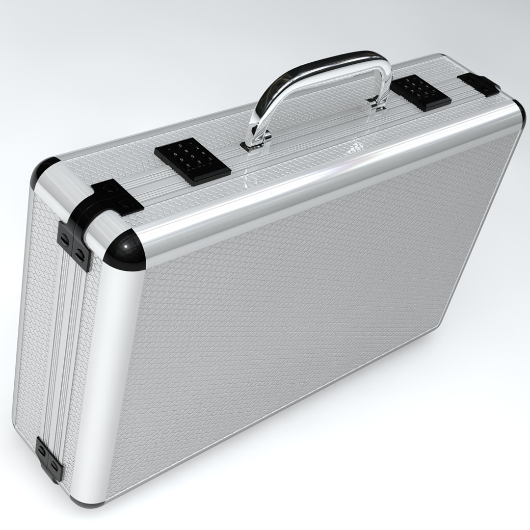 briefcase metal foam 3d model
