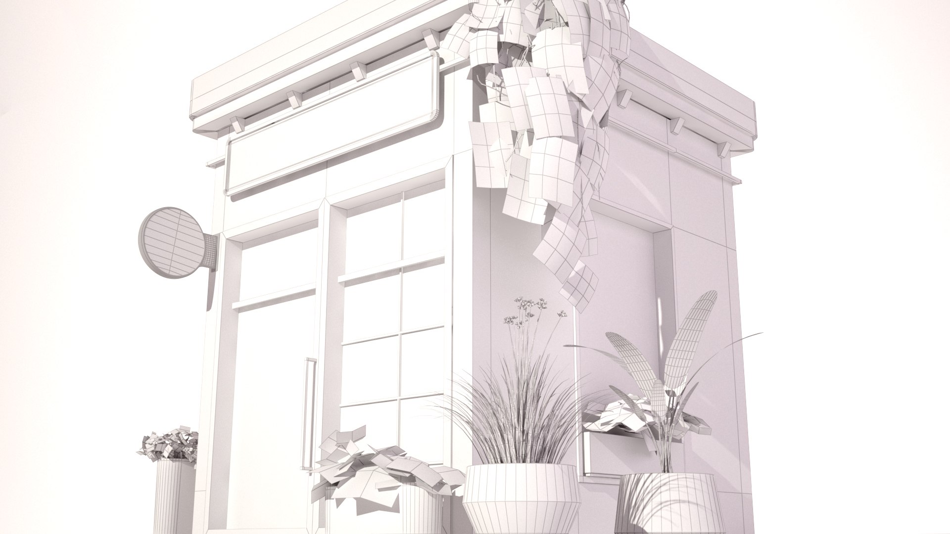 3D Flower Shop Model - TurboSquid 2047708
