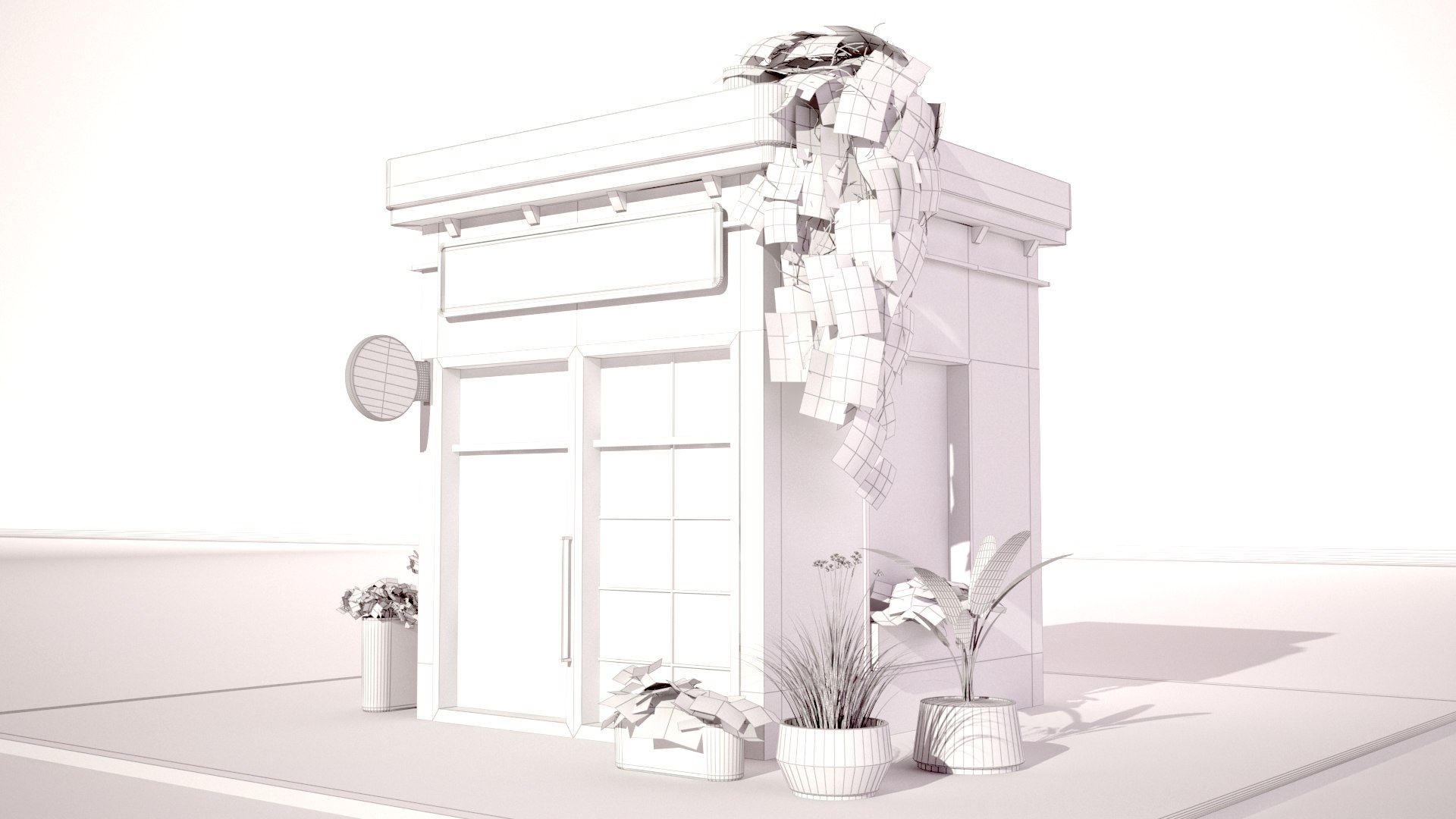 3D Flower Shop Model - TurboSquid 2047708