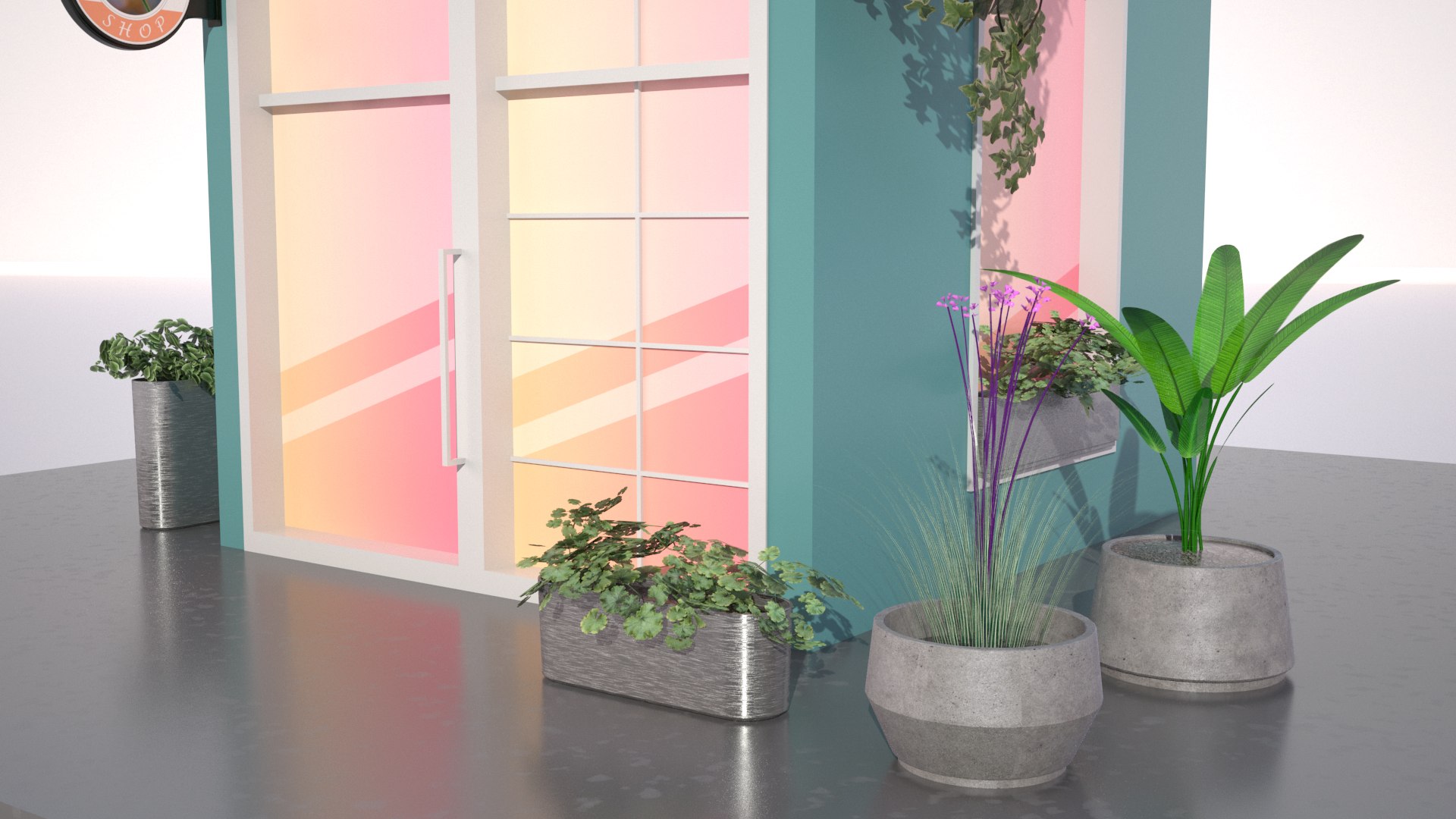 3D Flower Shop Model - TurboSquid 2047708