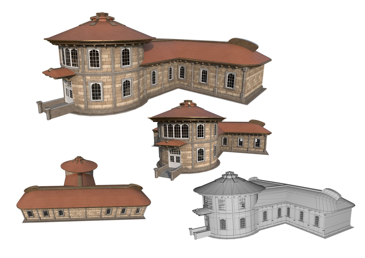 Fantasy House Collection 3D Model - TurboSquid 1817727
