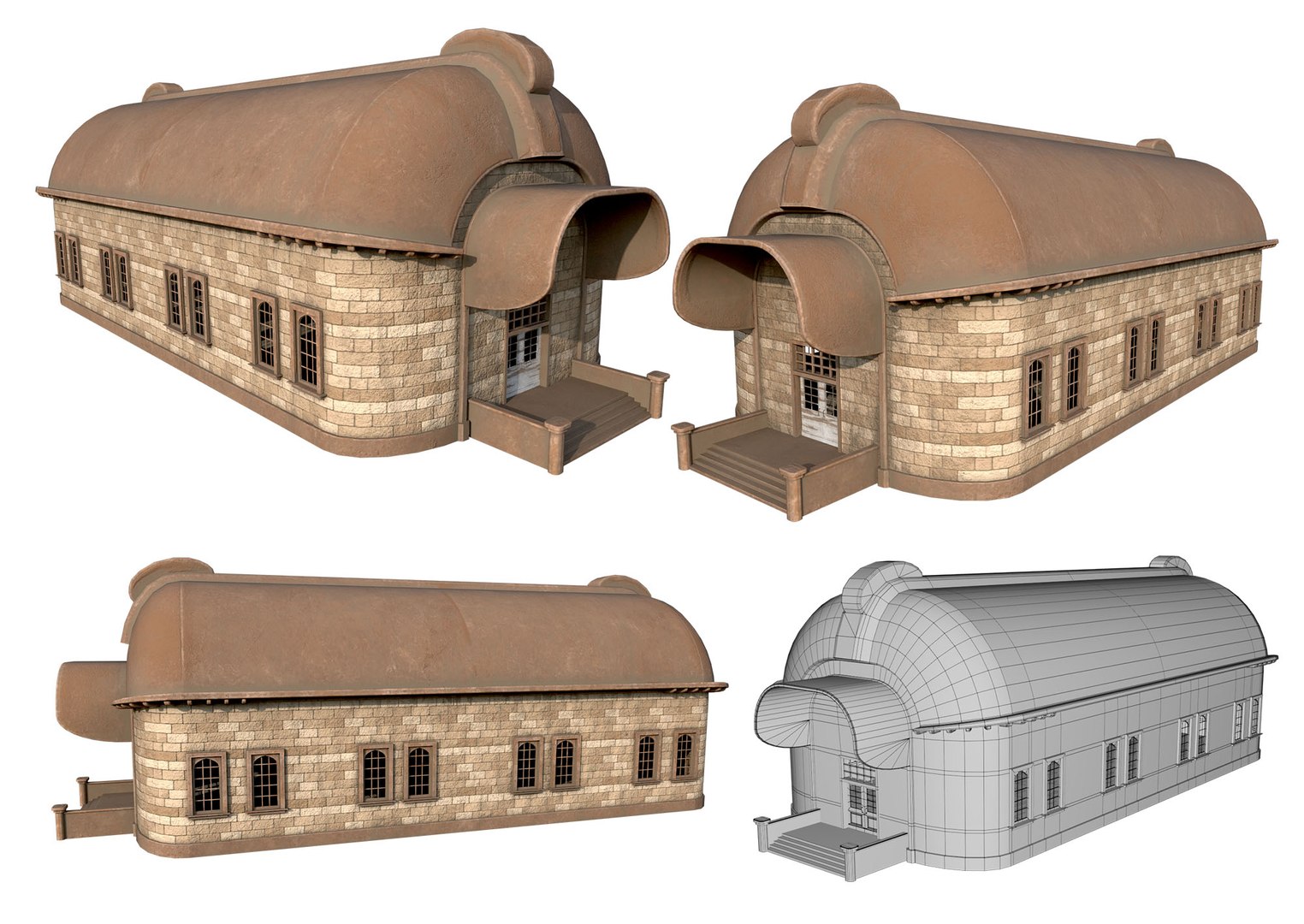 Fantasy House Collection 3D Model - TurboSquid 1817727