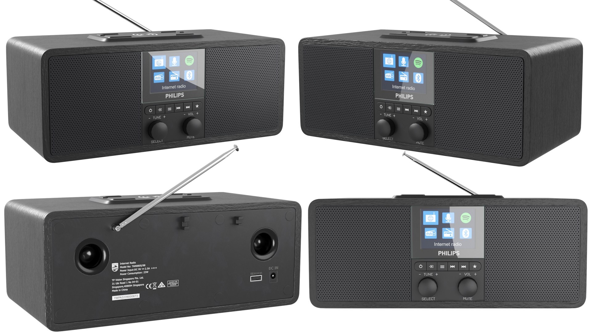 Radio Internetowe PHILIPS TAR8805 3D - TurboSquid 2351400