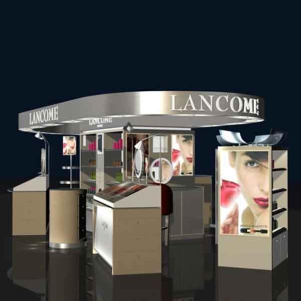 3d loreal lancome stand