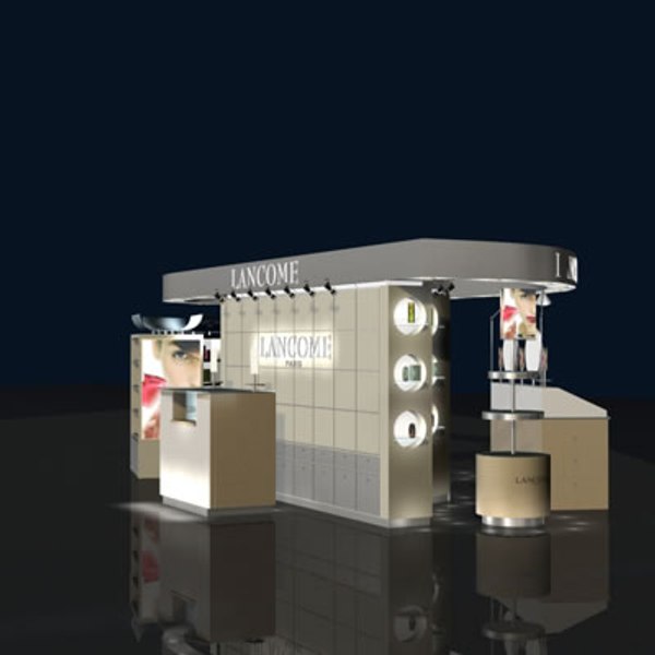 3d loreal lancome stand