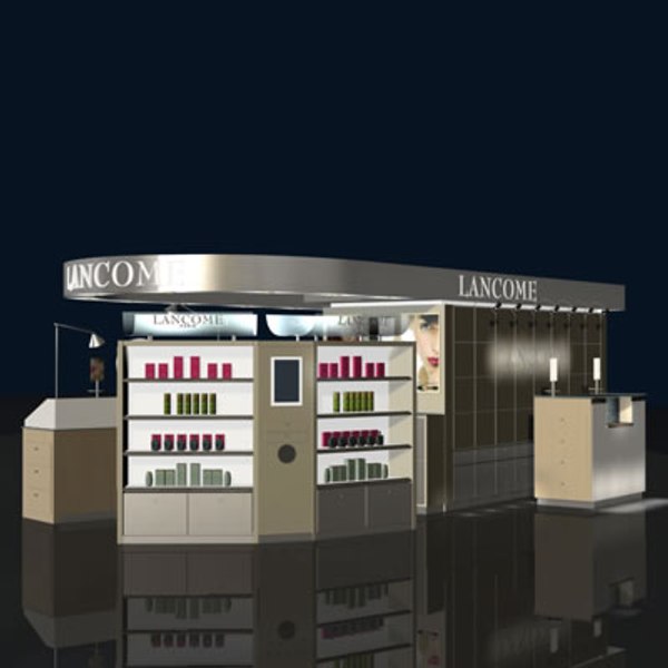 3d loreal lancome stand