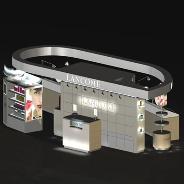 3d loreal lancome stand