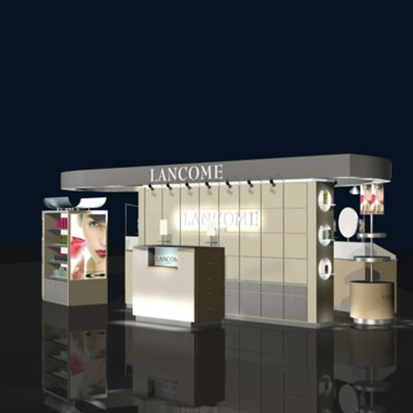 3d loreal lancome stand