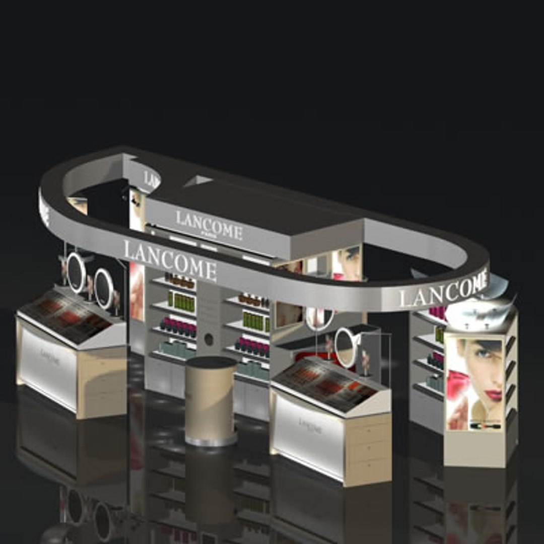 3d Loreal Lancome Stand