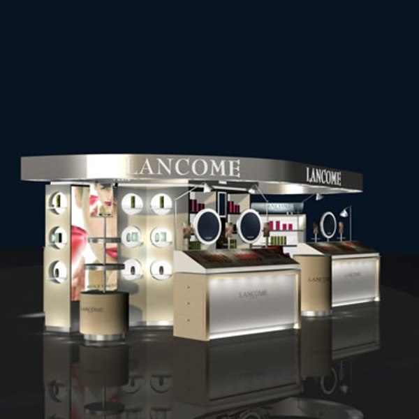 3d loreal lancome stand